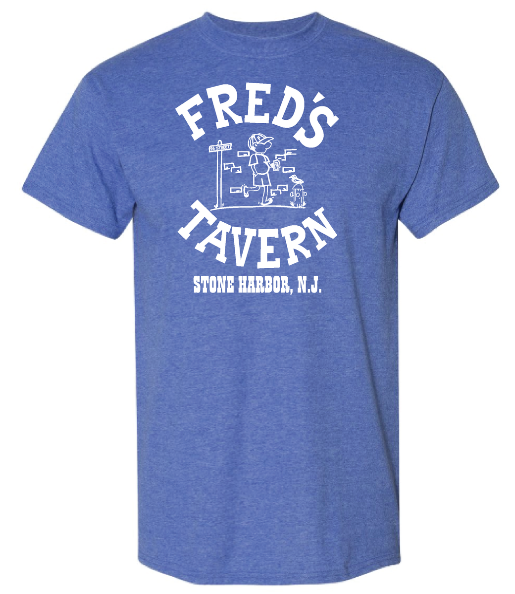Classic Heather Royal Tee – Fred's Tavern Tshirts